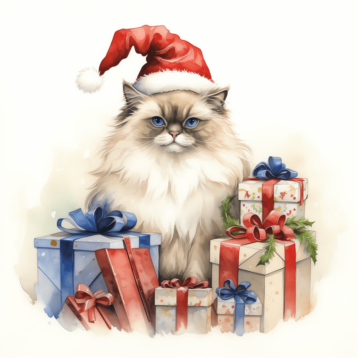 Christmas Ragdoll Cat PNG Clipart Bundle - 51 High Quality PNG ...