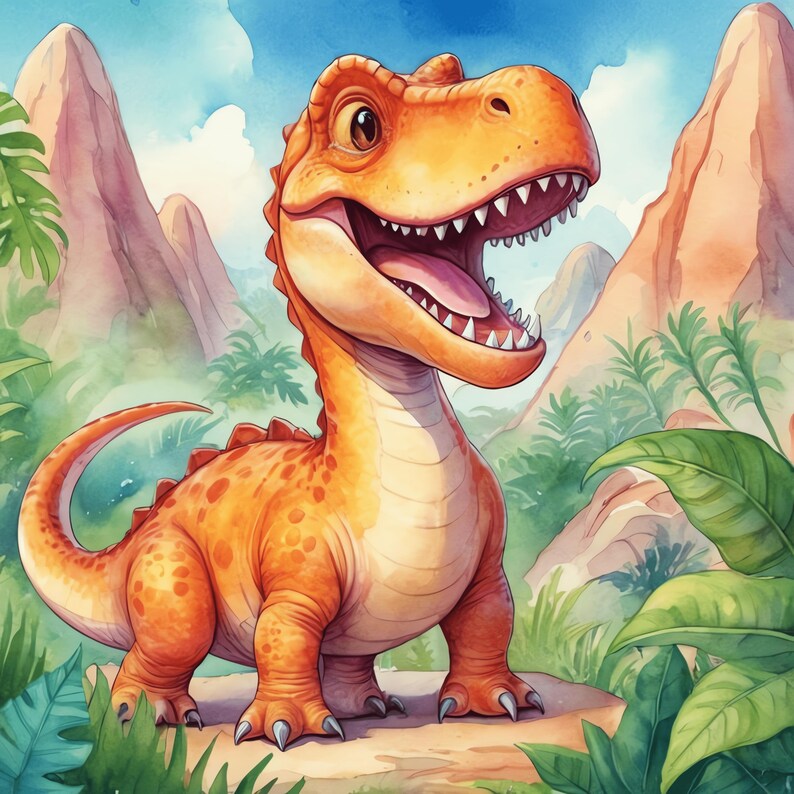 Cute Dinosaur Clipart PNG Bundle 39 High Quality PNG Instant Download ...