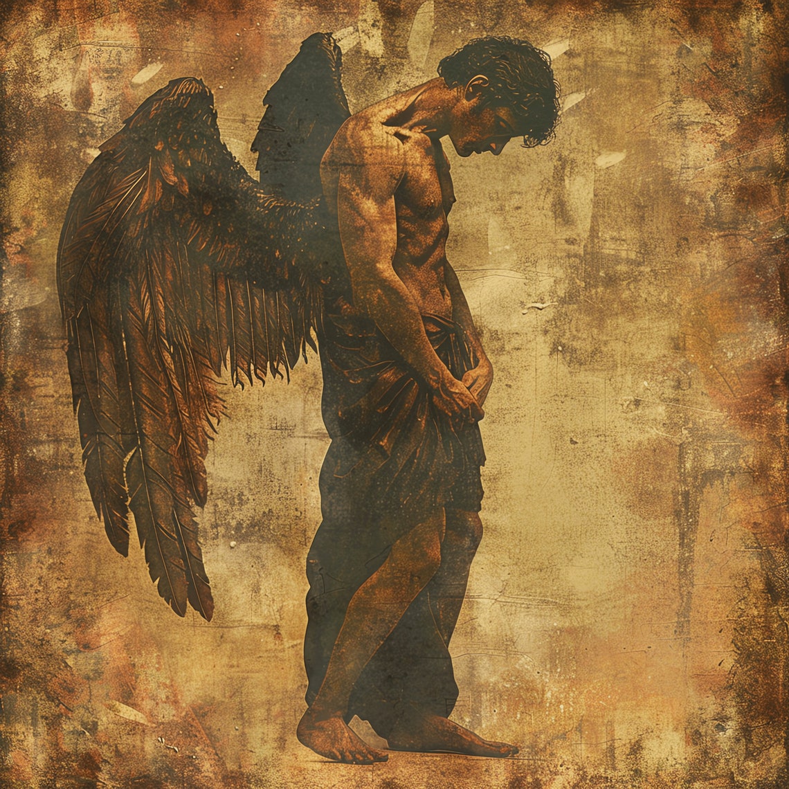 Fallen Angel PNG Clipart Bundle multiple Styles 44 High Quality PNG ...