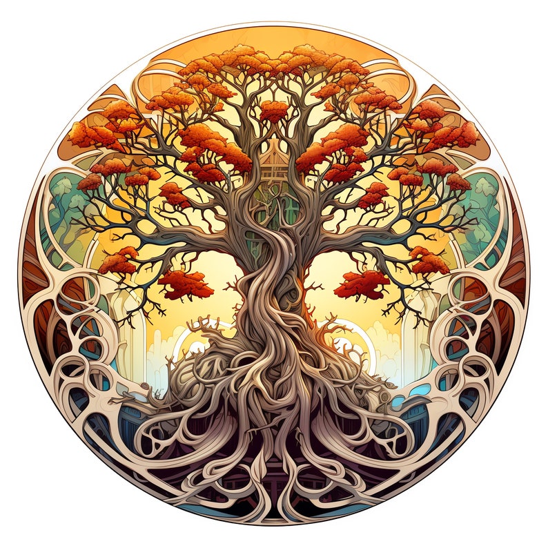 Tree of Life Mega Pack Clipart - 200 High Quality Jpgs - Digital ...