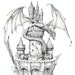 Lineart Dragon Castle Turret PNG Clipart Bundle - 46 High Quality PNG ...