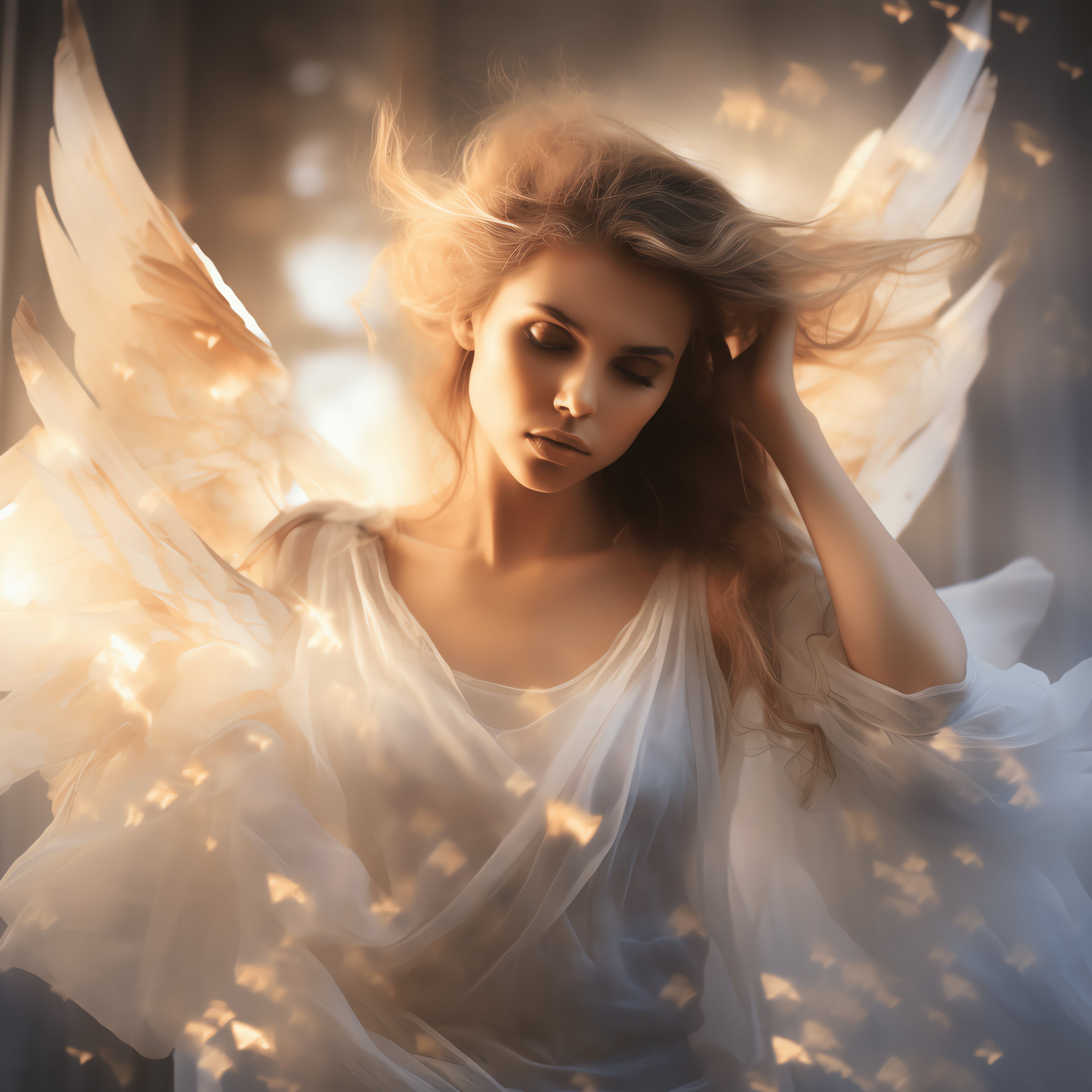 Angel Art Ethereal, Shimmering Celestial Beauty 45 High Quality PNG ...
