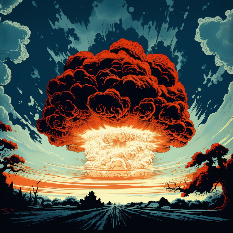 Nuke PNG Clipart 45 High Quality PNG Instant Download Card Making ...