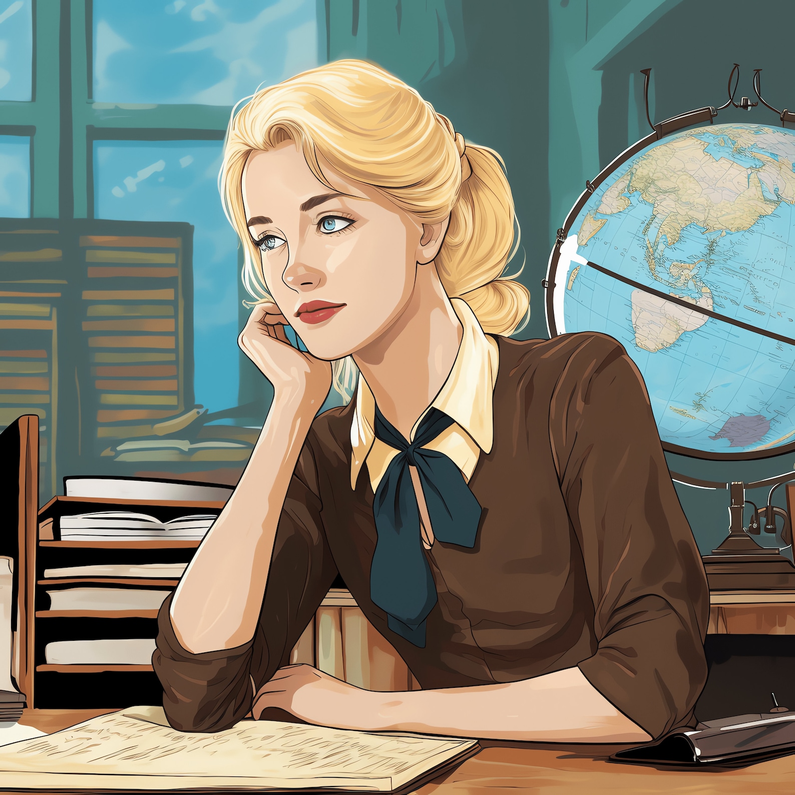 Blonde Teacher PNG Clipart - 40 High-quality PNG - Instant Download ...