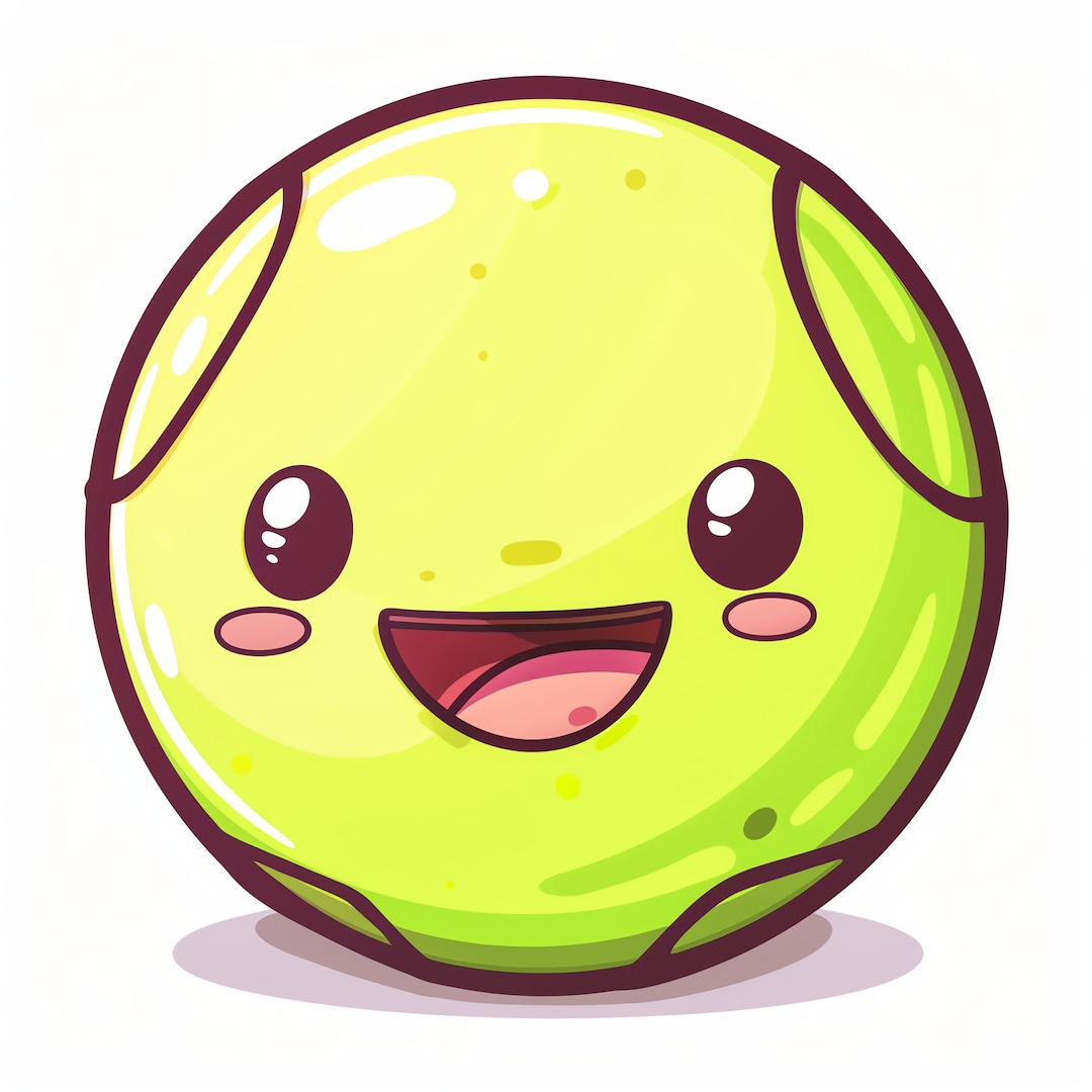 Kawaii Sports Ball PNG Clipart Bundle 43 High Quality PNG Instant ...