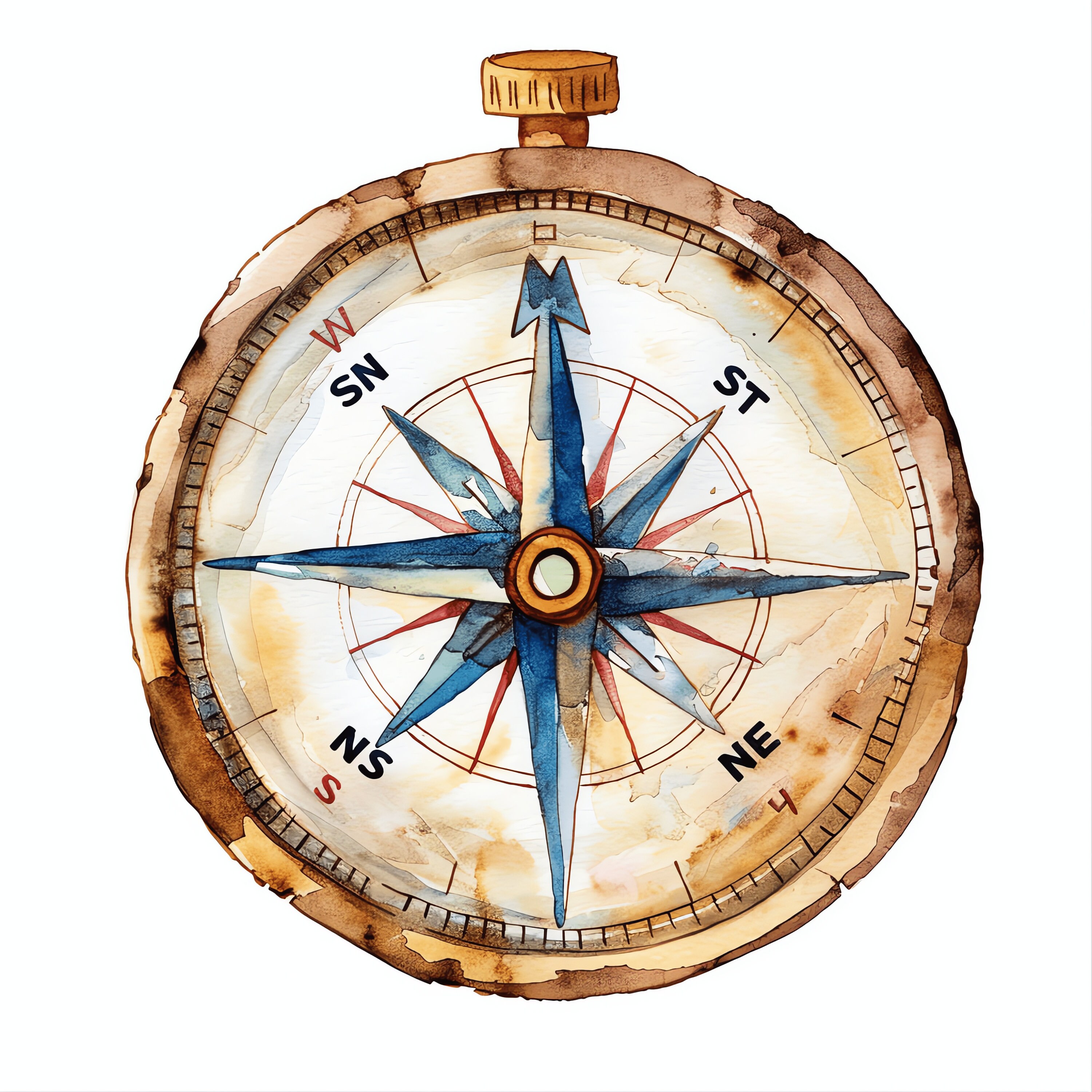 Fantasy Compass PNG Clipart Bundle 51 High Quality PNG Instant Download ...