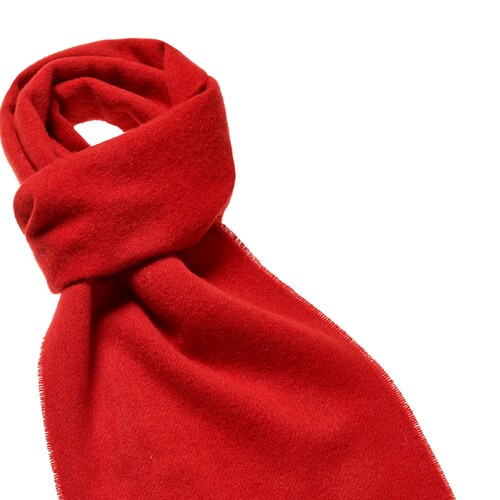 Merino Lambswool Luxury Plain Scarlet Red Scarf Unisex - Etsy