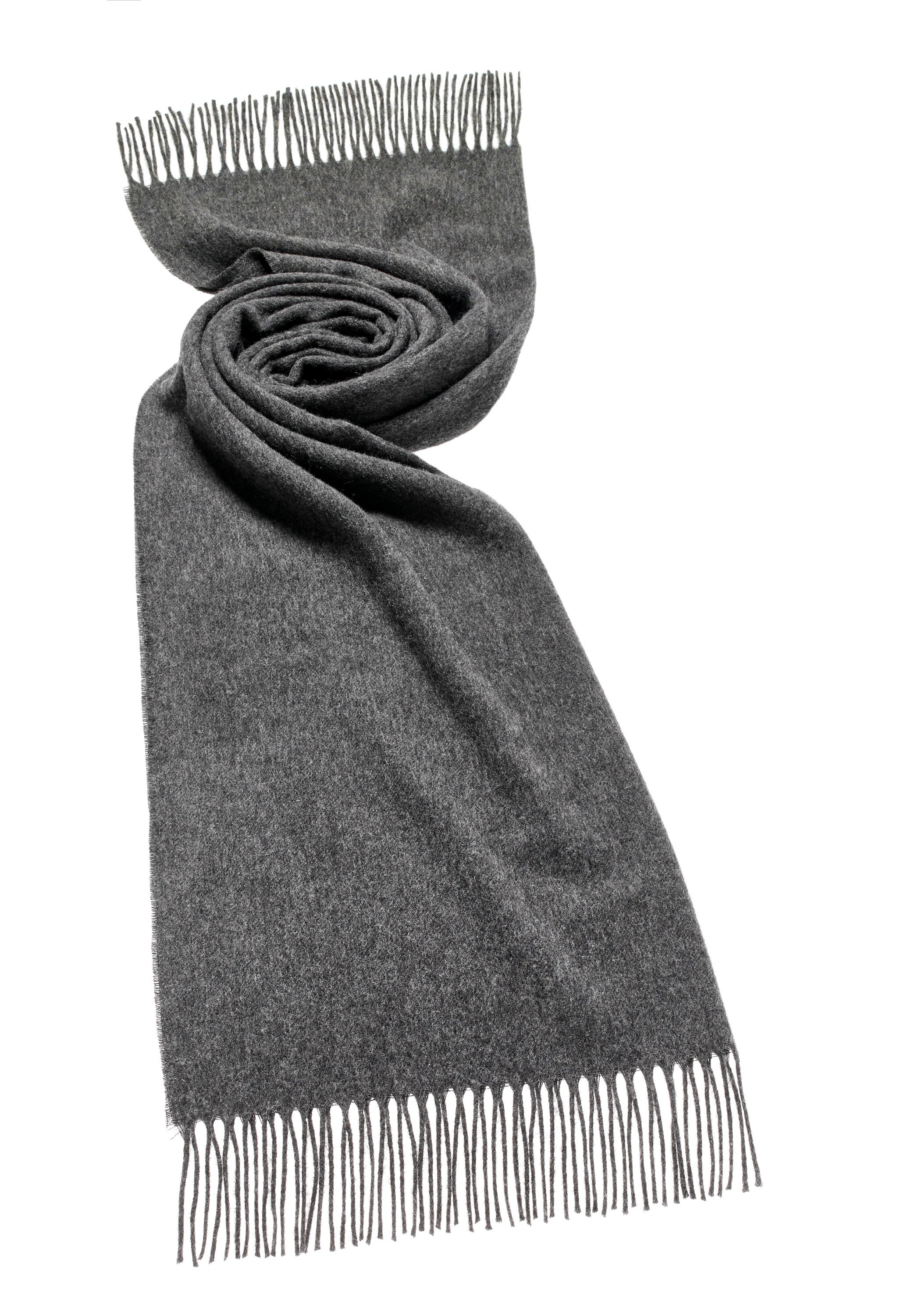 Merino Lambswool Shawl - Blanket Scarf - Plain Gray Shawl - Gray Stole ...