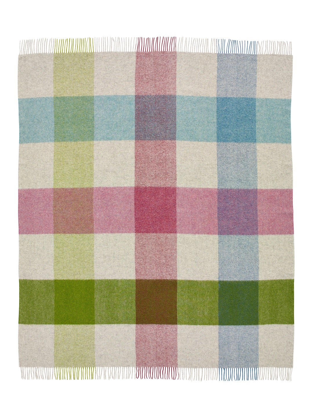 Shetland Pure New Wool - Harland Heather - Throw Blanket - Bronte by ...
