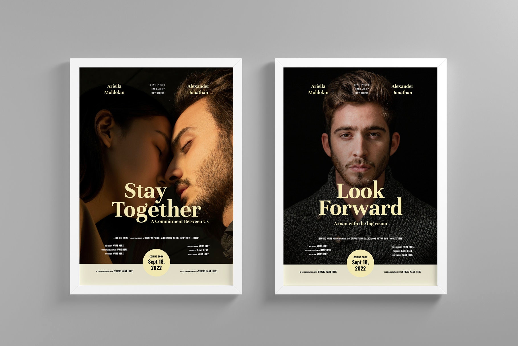 Movie Poster Text Template