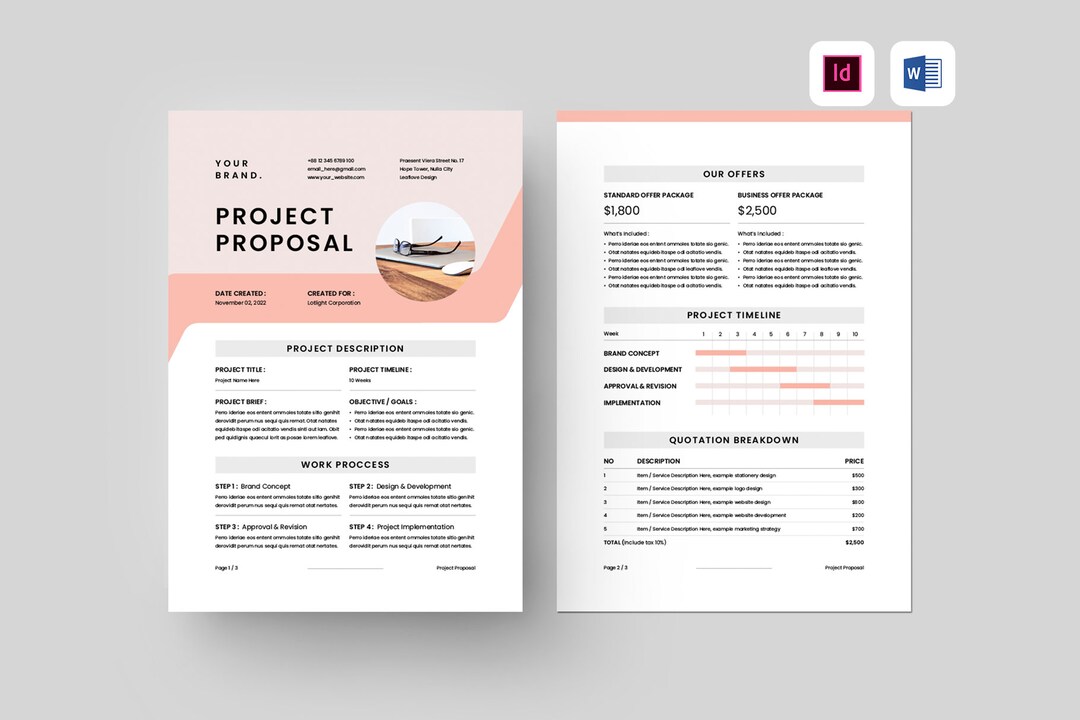 Logo Design Proposal Template