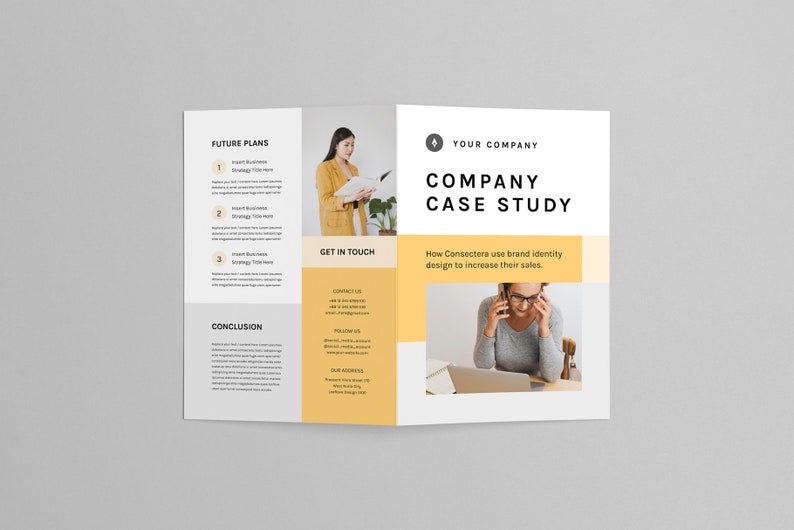 Case Study Template MS Word Template Indesign Template - Etsy Australia