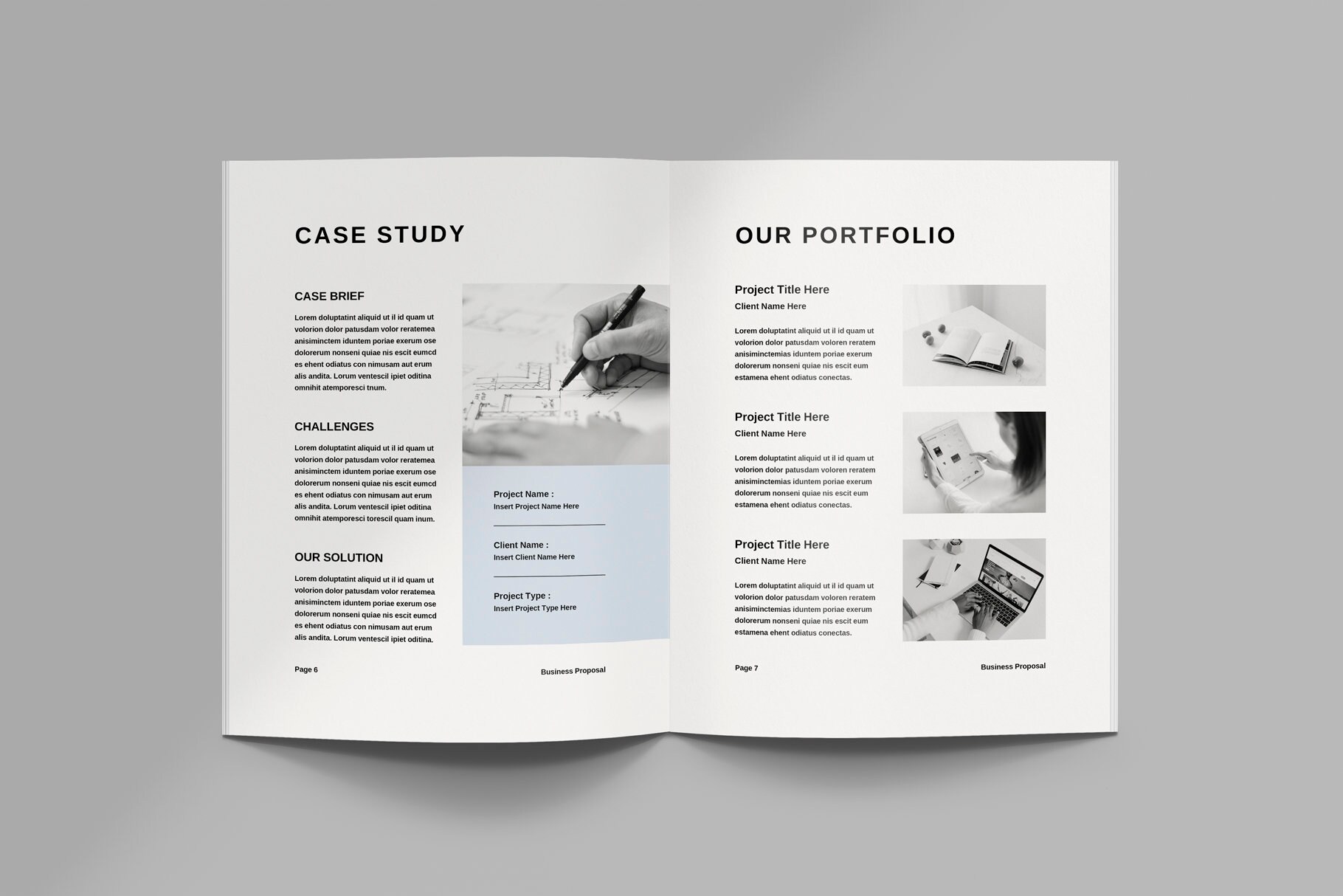 Project Proposal Template MS Word Template Client Proposal - Etsy