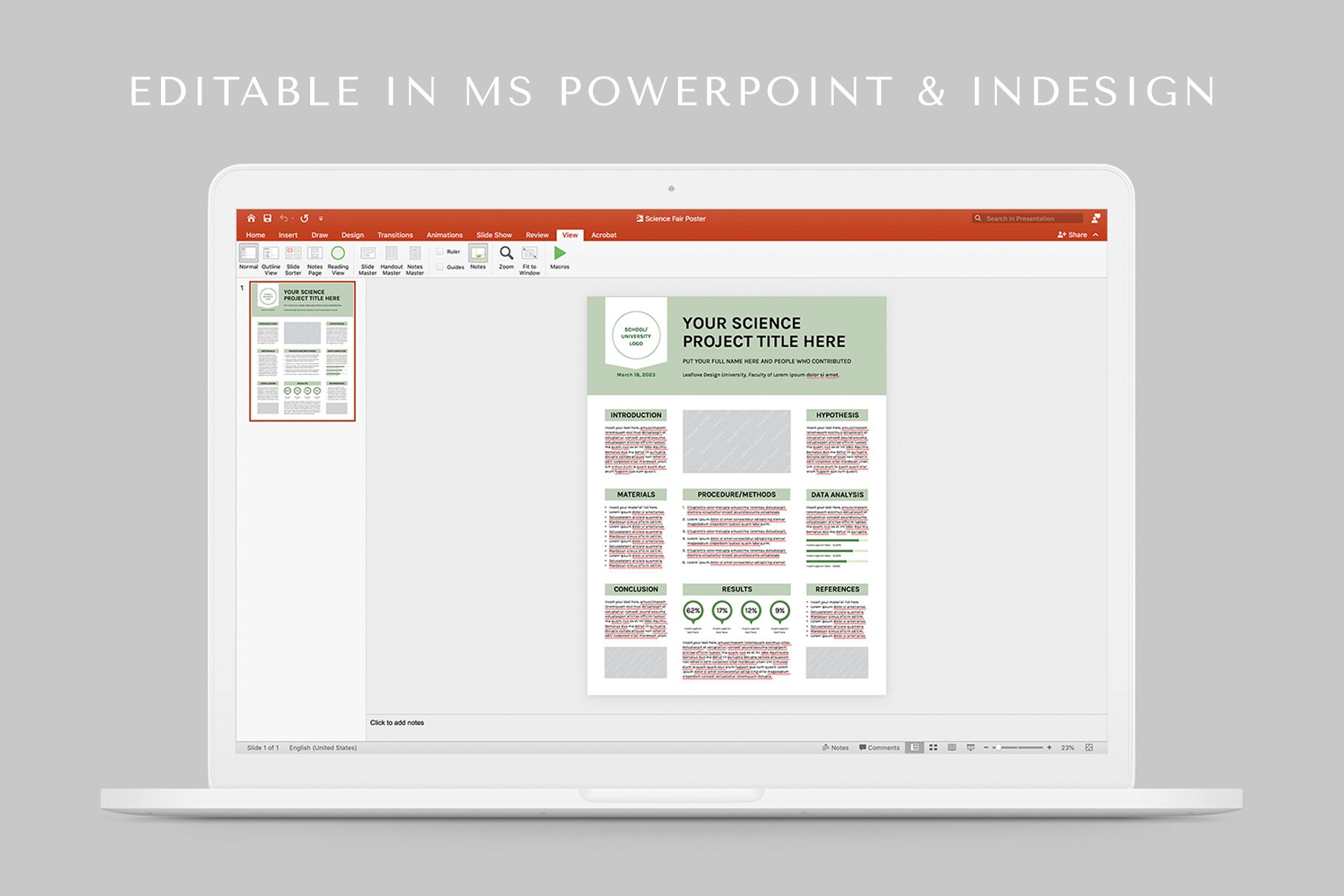 Science Fair Powerpoint Template