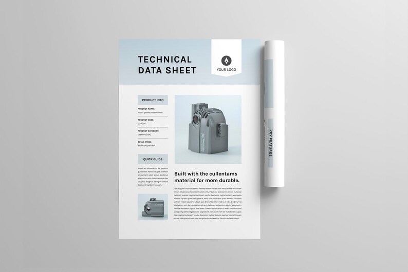Technical Data Sheet Template MS Word Template Product Data Sheet ...