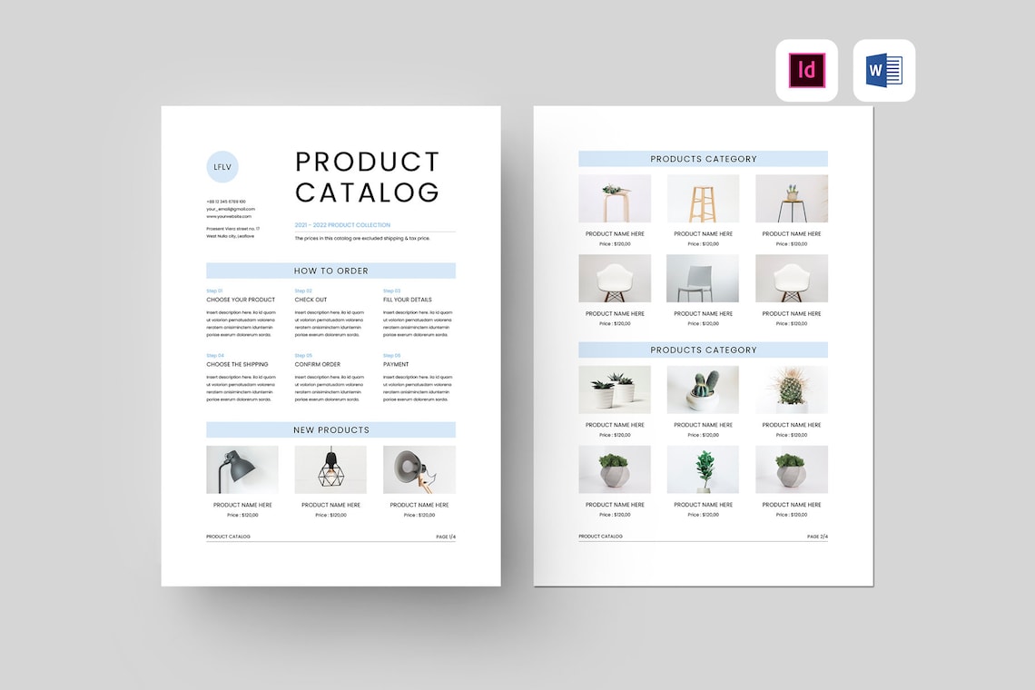 Produktkatalog Vorlage MS Word Vorlage Line Sheet Vorlage - Etsy Österreich