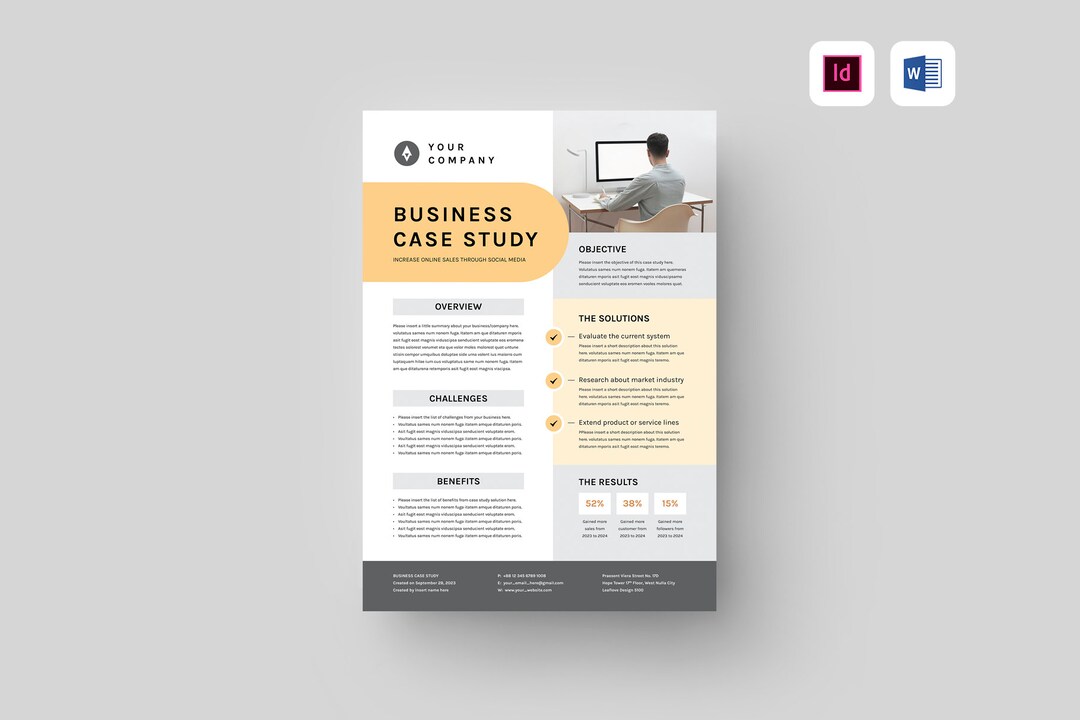 Case Study Template MS Word Template Case Study Research Design ...