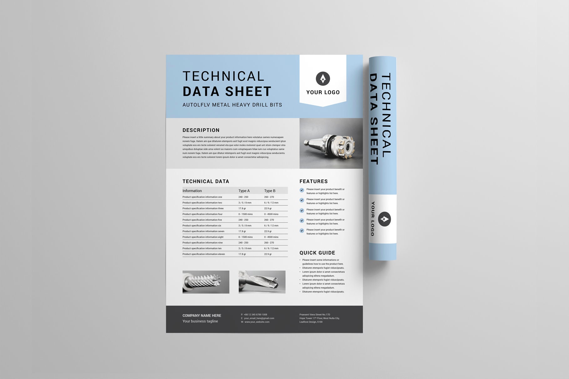 Technical Data Sheet Template MS Word Template Product Data Sheet ...