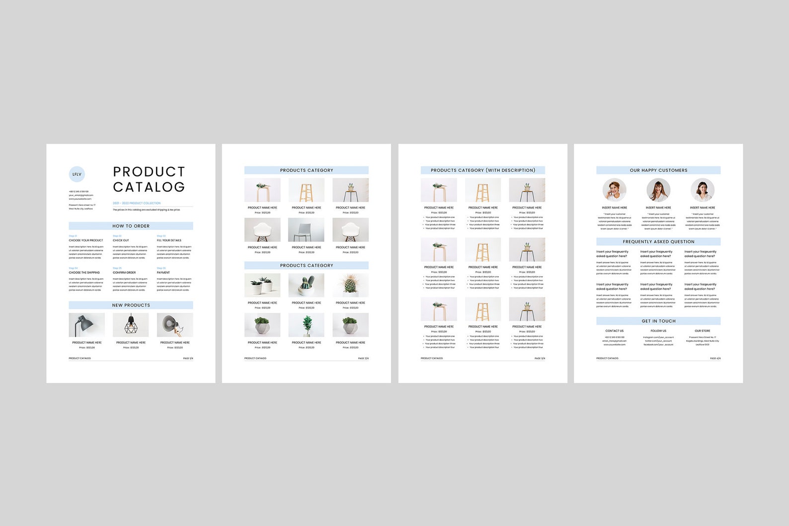 Produktkatalog Vorlage MS Word Vorlage Line Sheet Vorlage - Etsy Österreich