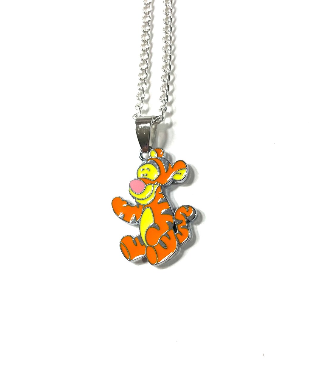 1" Tigger Winnie the Pooh Pendant Necklace Gift Boxed With Ornate ...