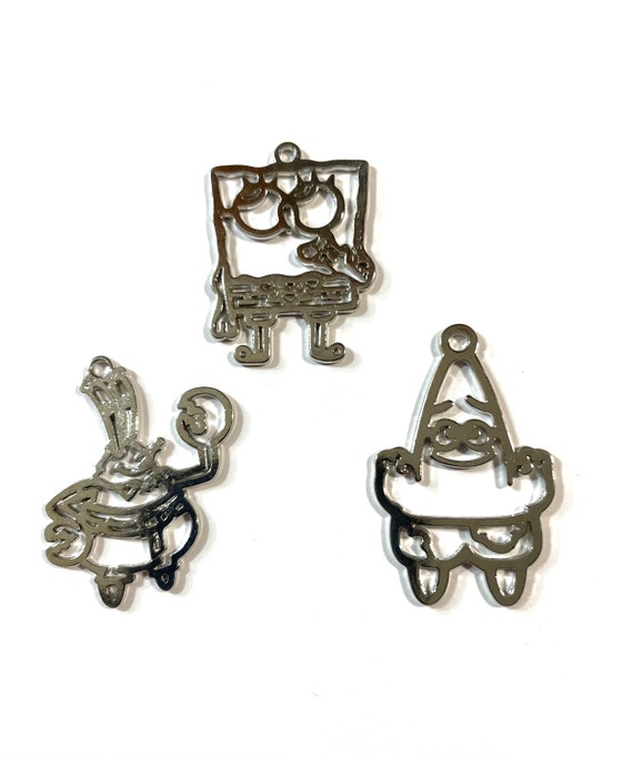 Spongebob Squarepants Characters Necklace And/or Earrings | Etsy