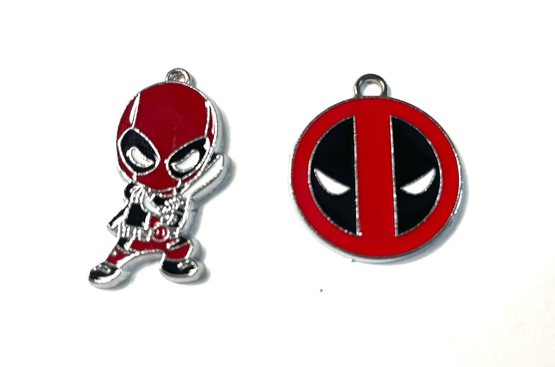 Deadpool Medallion Necklace, 2 Styles-you Choose One, on Chain or Cord ...