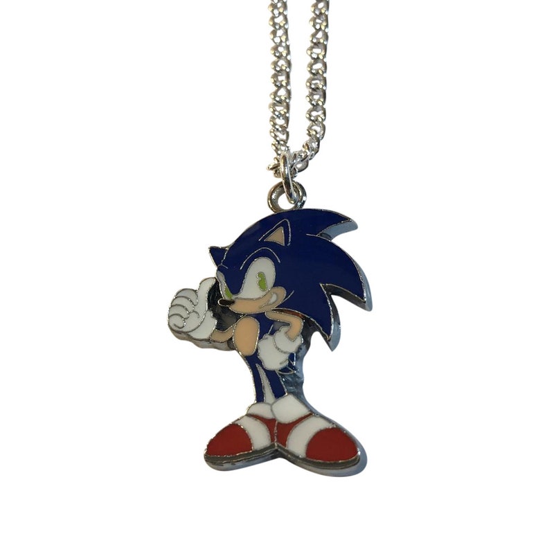 Sonic the Hedgehog Chain Necklace - Etsy
