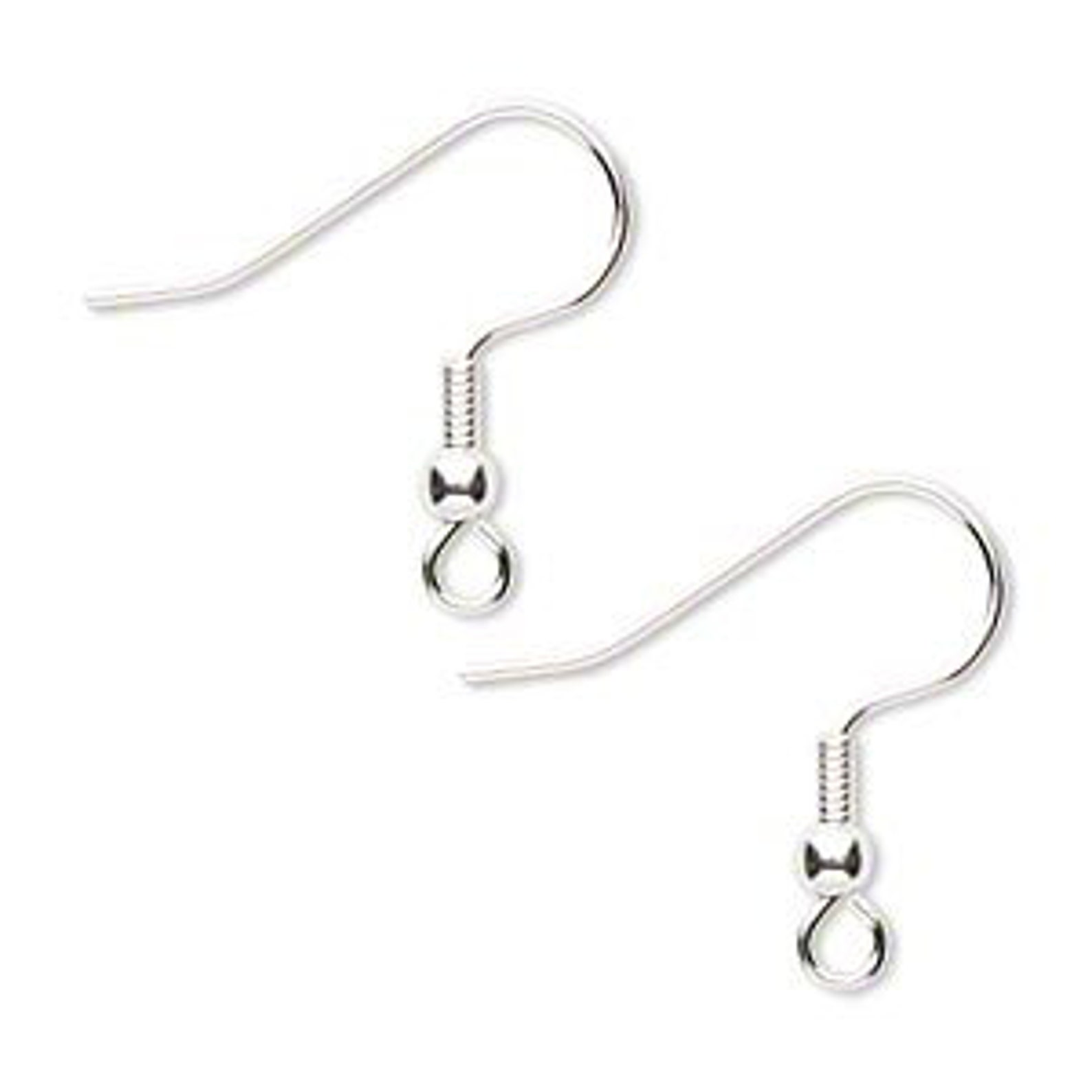 Lot Fishhook Earrings Silver-finished Stainless Steel 20mm - Etsy