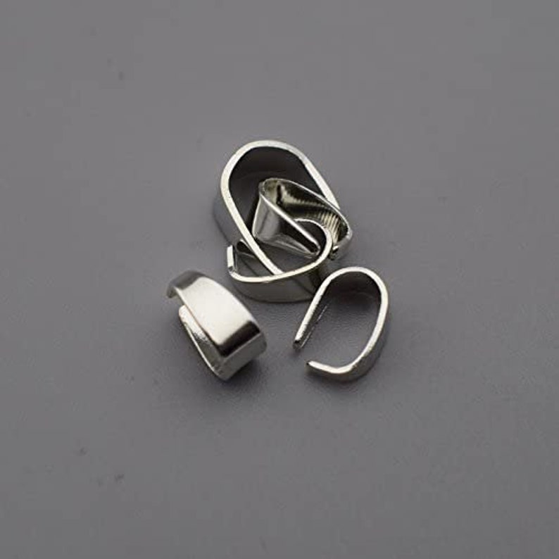 Lot Wholesale Silver Tone Pinch Clips Bail Connectors Findings - Etsy