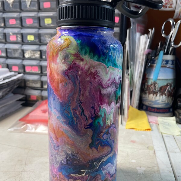 Epoxy Water Bottle - Etsy
