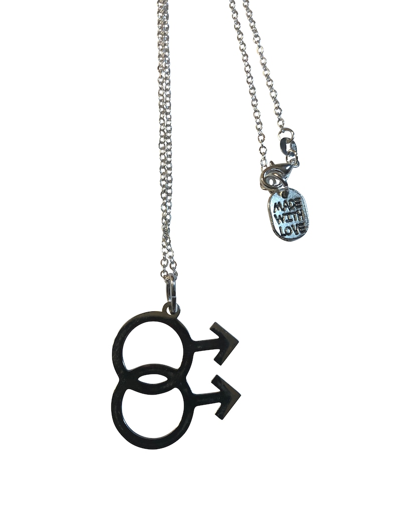 Double Mars Symbol Male Arrow Gay Pride 1 Stainless - Etsy