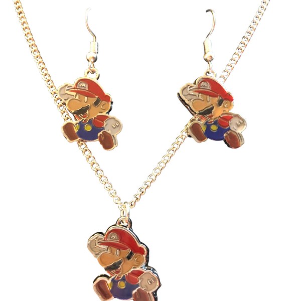 Mario Necklace - Etsy
