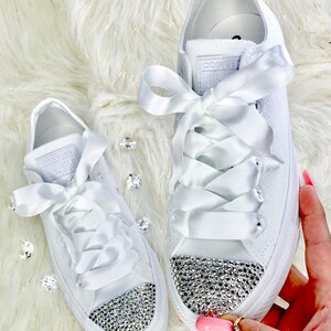 Bling Converse Custom With Swarovski Crystal Women's Diamond Sneakers ...