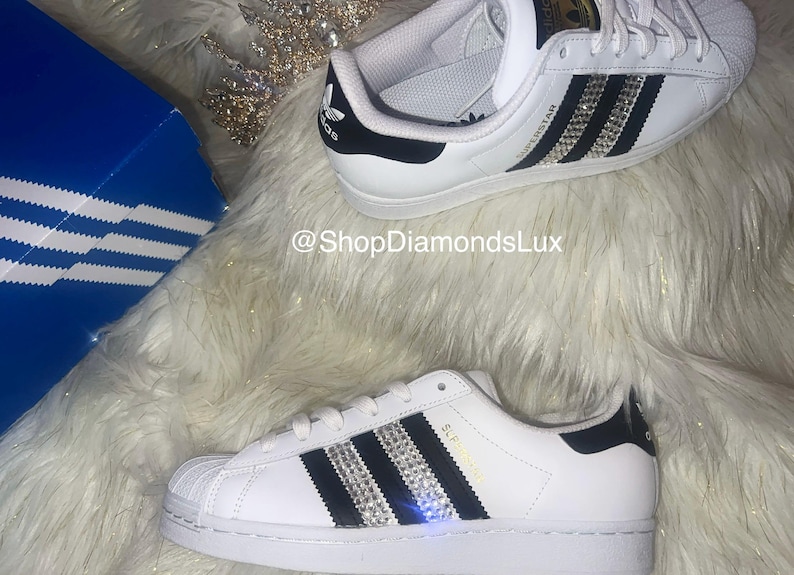 Women's Bling Adidas Superstar With Swarovski Crystals - Etsy