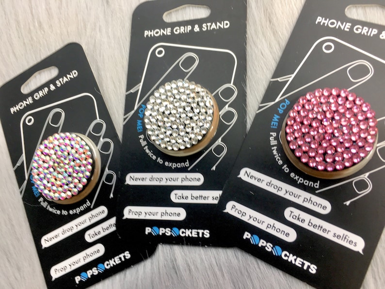 Bling Popsocket With Swarovski Crystals - Etsy