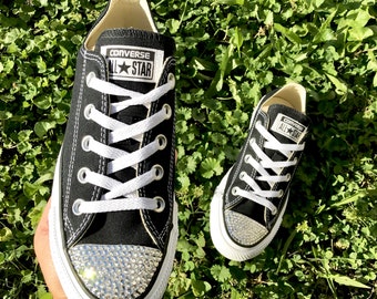 Authentic Swarovski Crystal Converse Chuck Taylor All Star Low Top ...