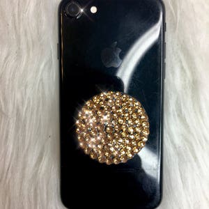 Gold Swarovski Crystal Bling Popsocket - Etsy