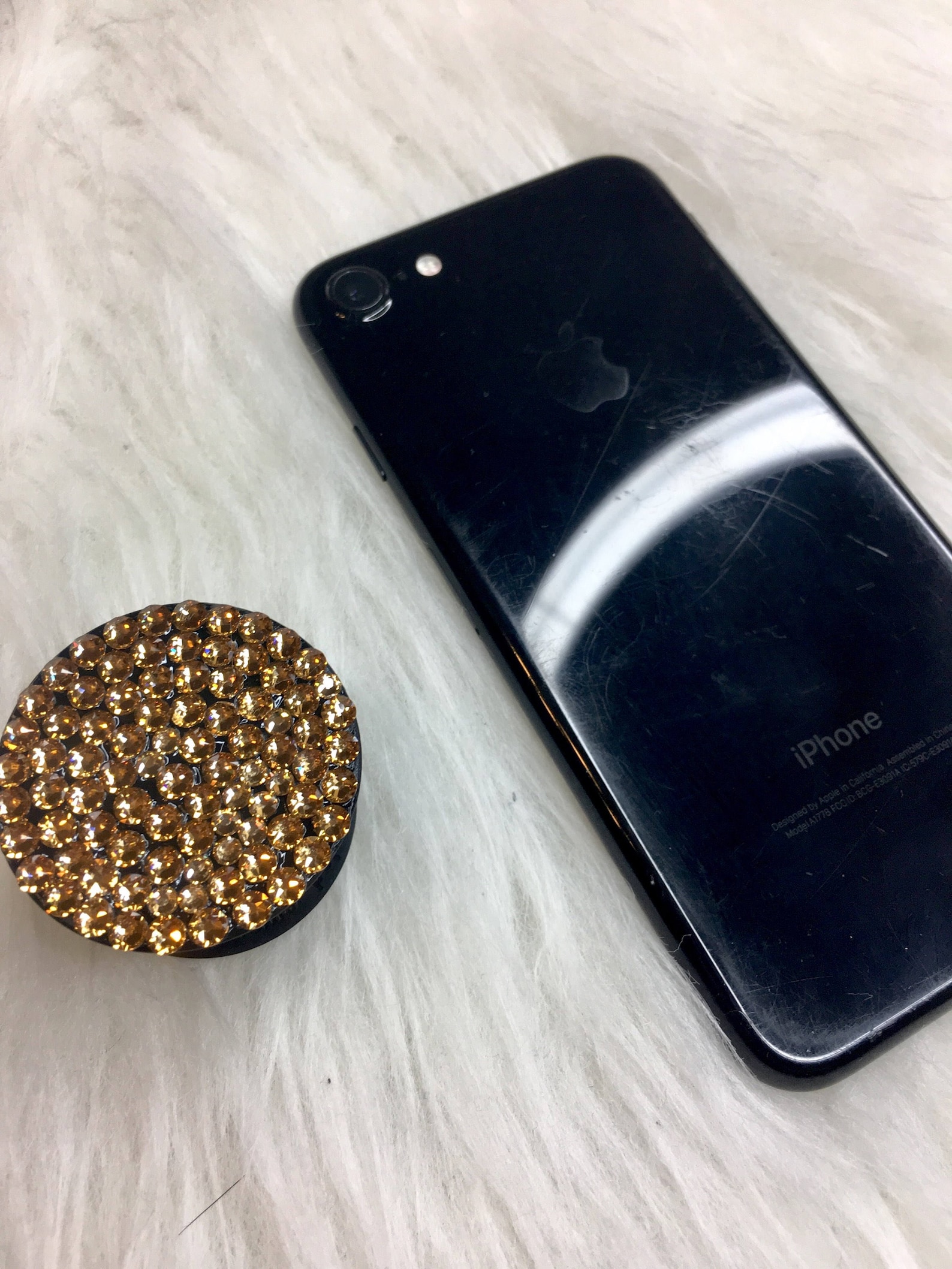 Gold Swarovski Crystal Bling Popsocket - Etsy