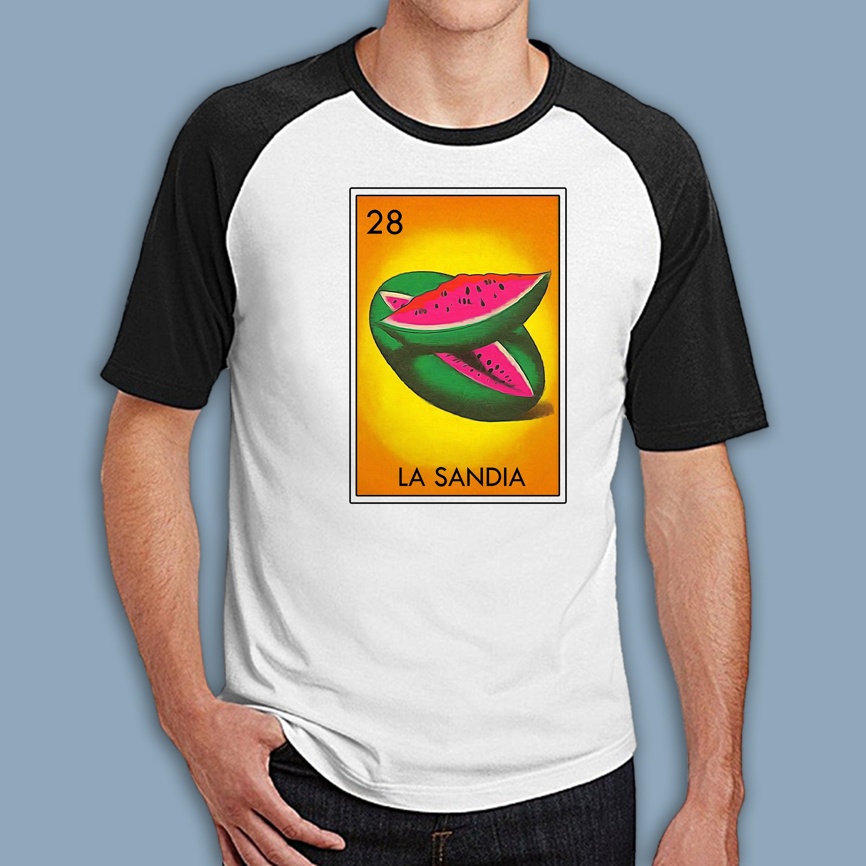 Mexican Loteria La Sandia T-shirt Mexican Bingo Lottery Card | Etsy