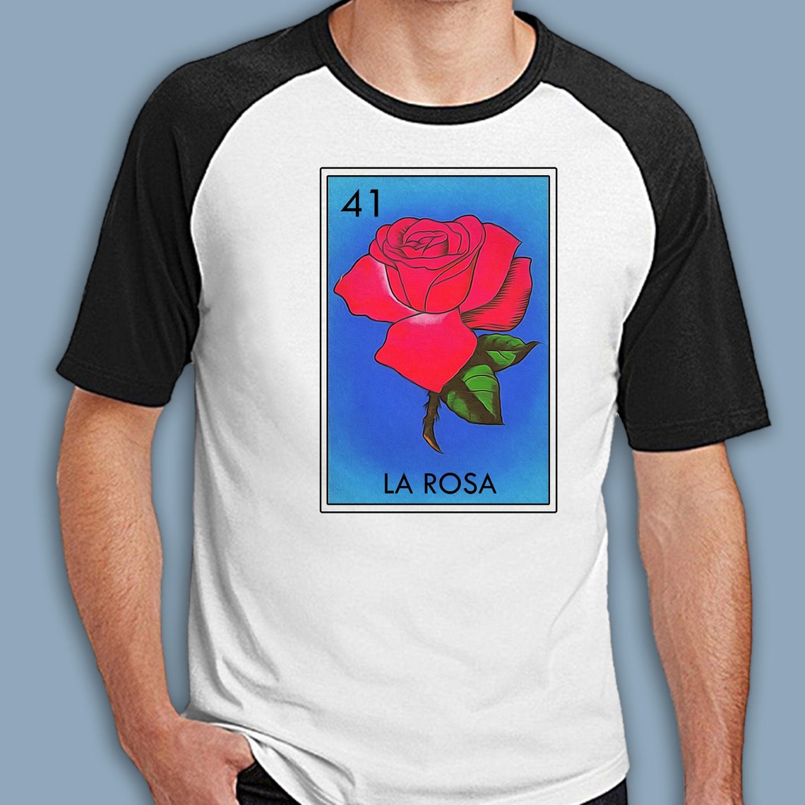Mexican Loteria La Rosa T-shirt Mexican Bingo Lottery Card - Etsy