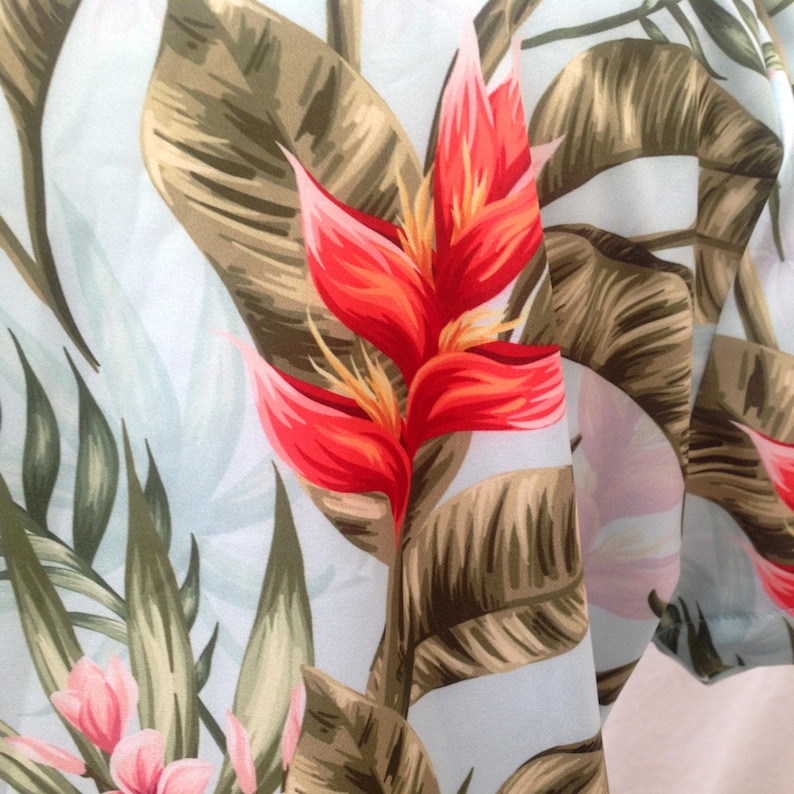 Women's Tropical Blouse With Coconut Girl Aesthetic Floral | Etsy