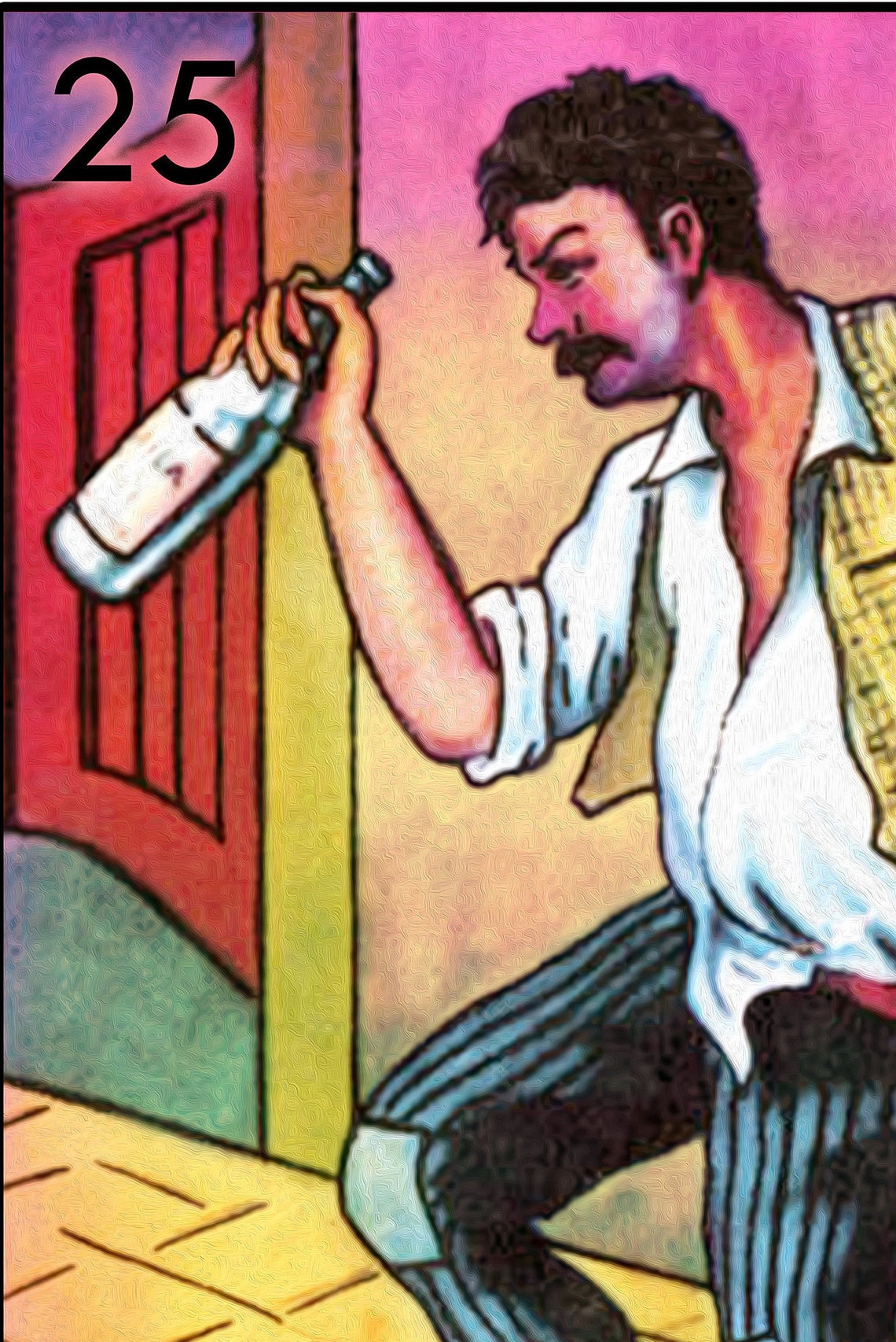 Loteria El Borracho Tin Sign Wall Decor for Hanging Aluminum | Etsy