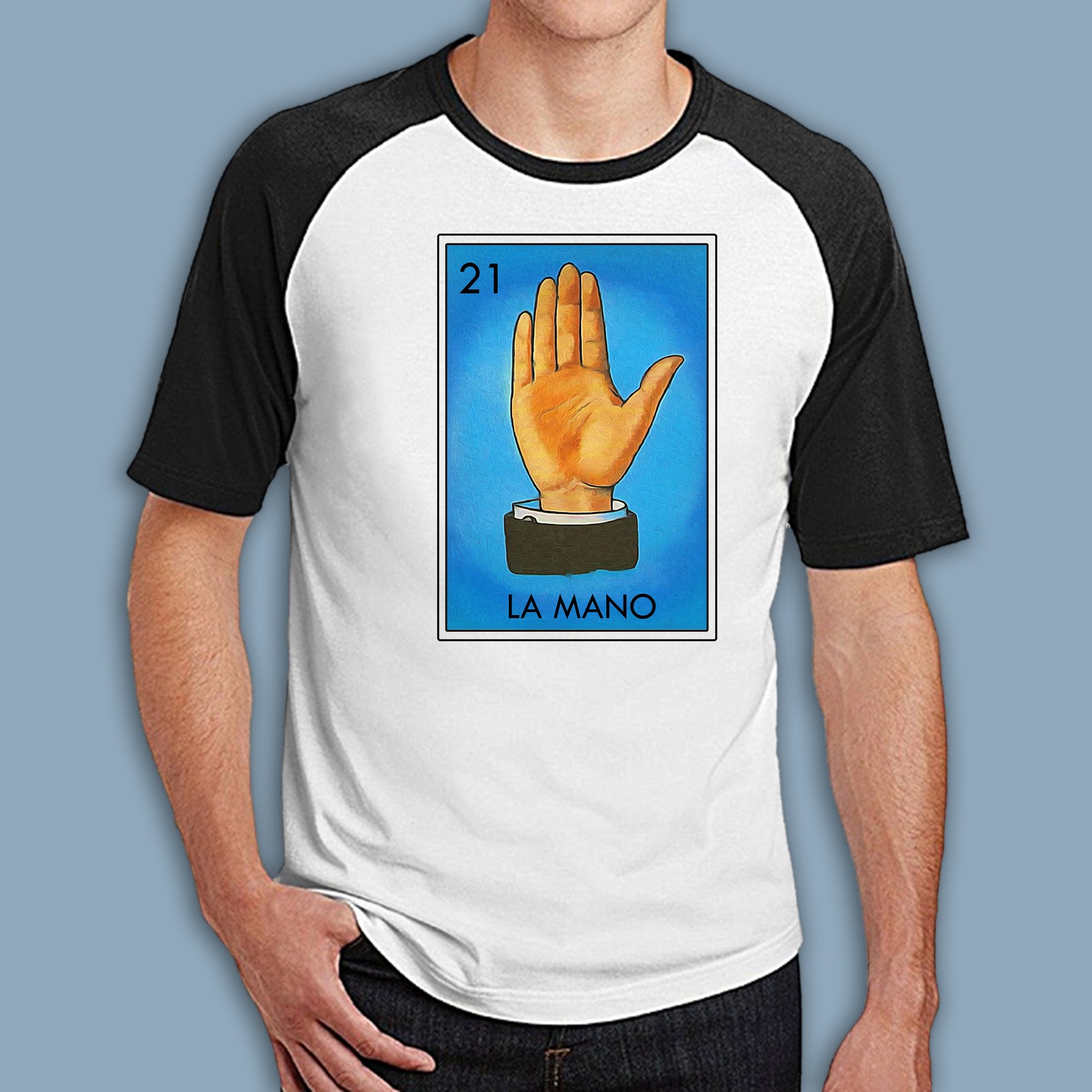 Mexican Loteria La Mano T-shirt The Hand Mexican Lottery Card | Etsy