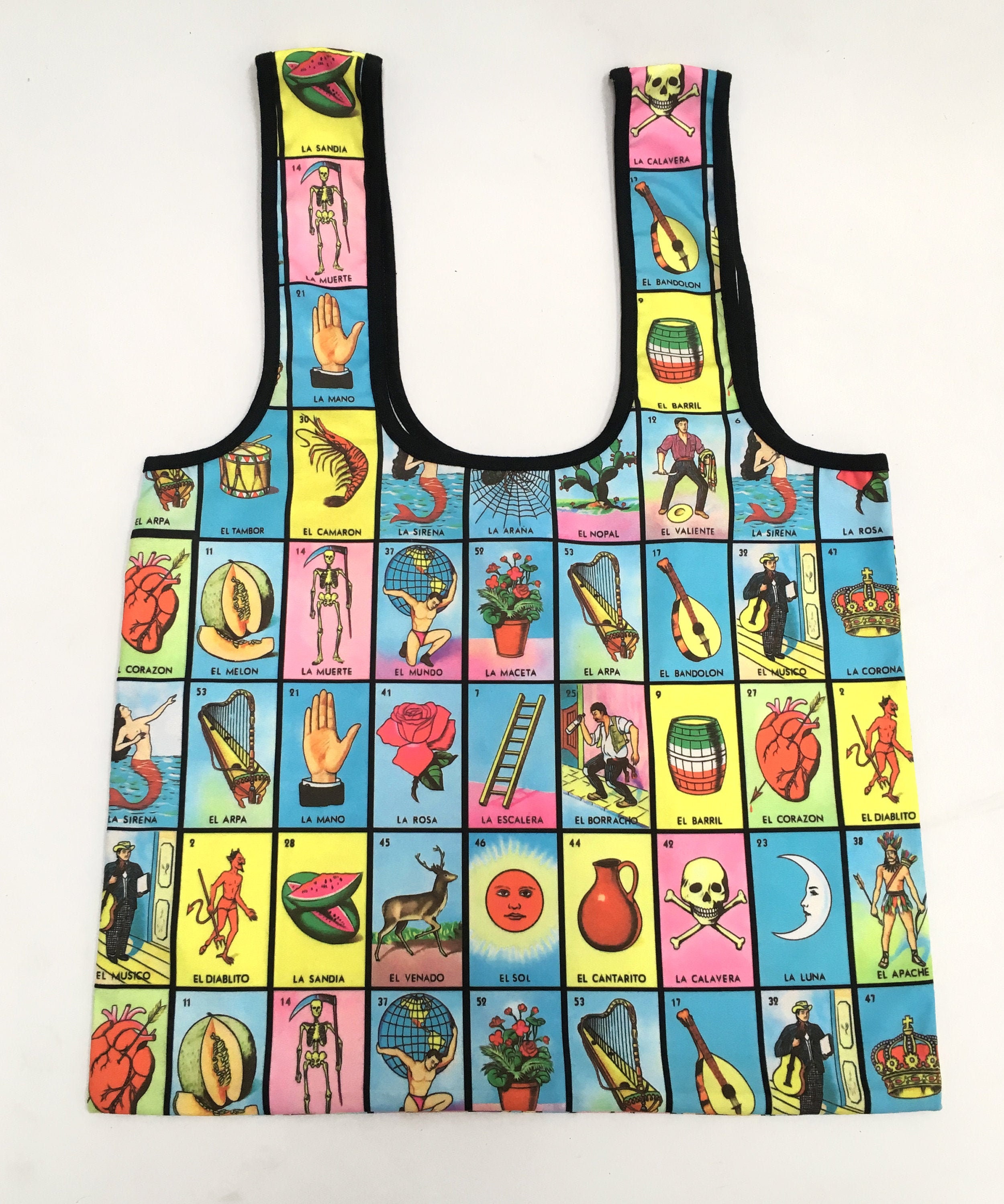 Mexican Loteria Reusable Tote Bag Shopping Bag Lottery Book | Etsy