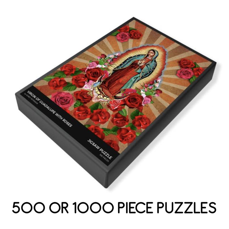 Virgin Mary Jigsaw Puzzle From Adult Our Lady of Guadalupe - Etsy