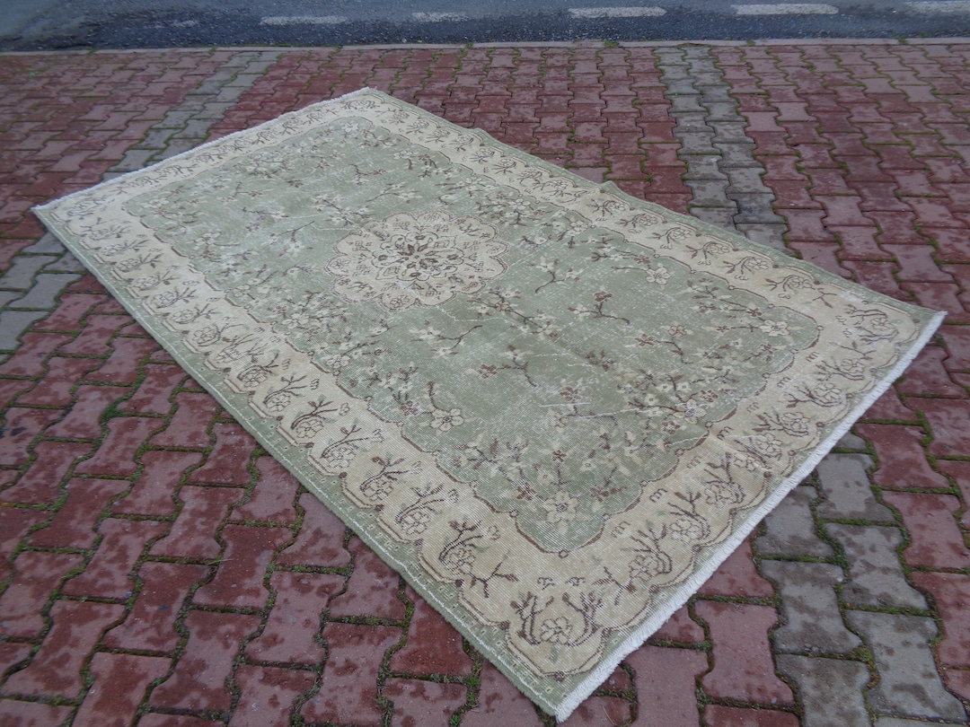 Green Rug for Living Room 8.6x5.1 Ft Rug for Girls Room Oversize ...