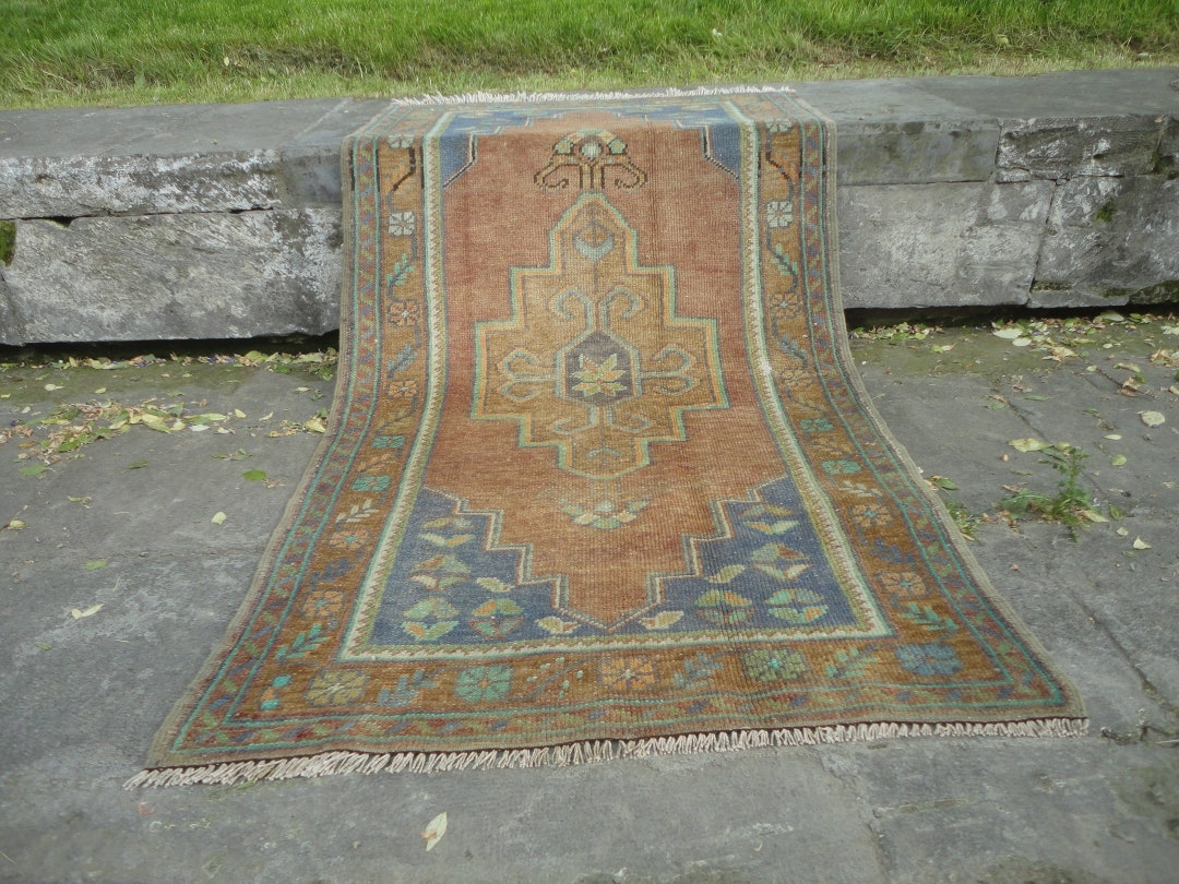 Small Vintage Wool Rug,turkish Kids Room Rug,dining Room Rug,hand Made ...