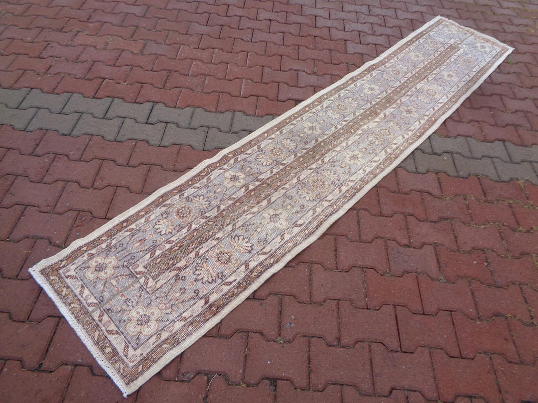 10 X 2 Ft Lilac Runner Rug, Vintage Hallway Runner, Rug Runner for ...