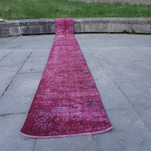 Extra Long Runner Dark Red Runner Rug Boho Stair Treads - Etsy