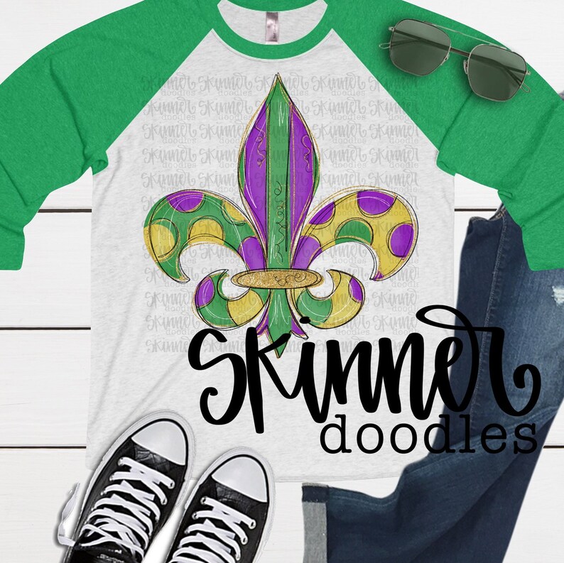 Funky Fleur De Lis Sparkle Mardi Gras Gold Glitter SVG PNG Cut File ...